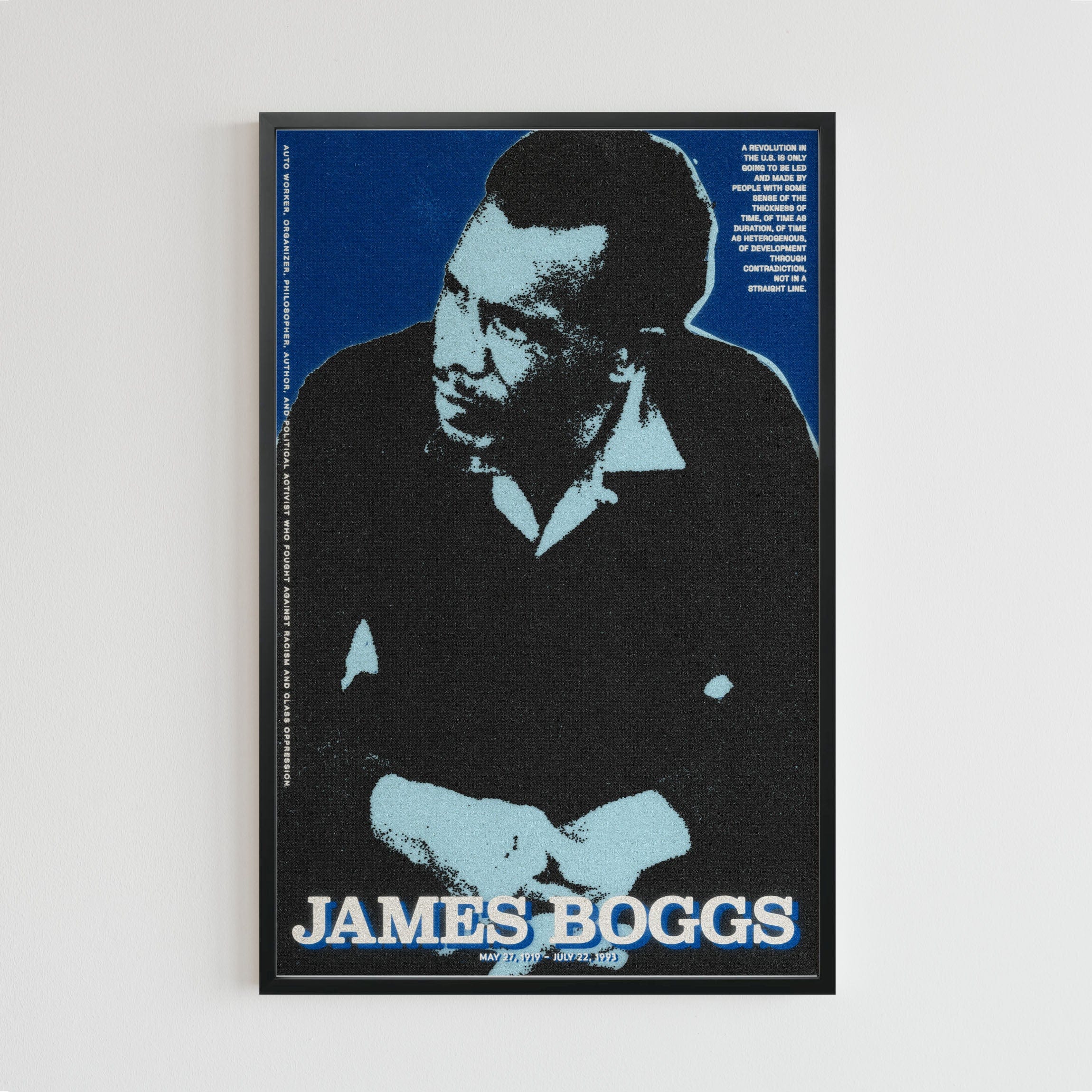 James Boggs (11 x 17 Poster print) – Color Collective Press