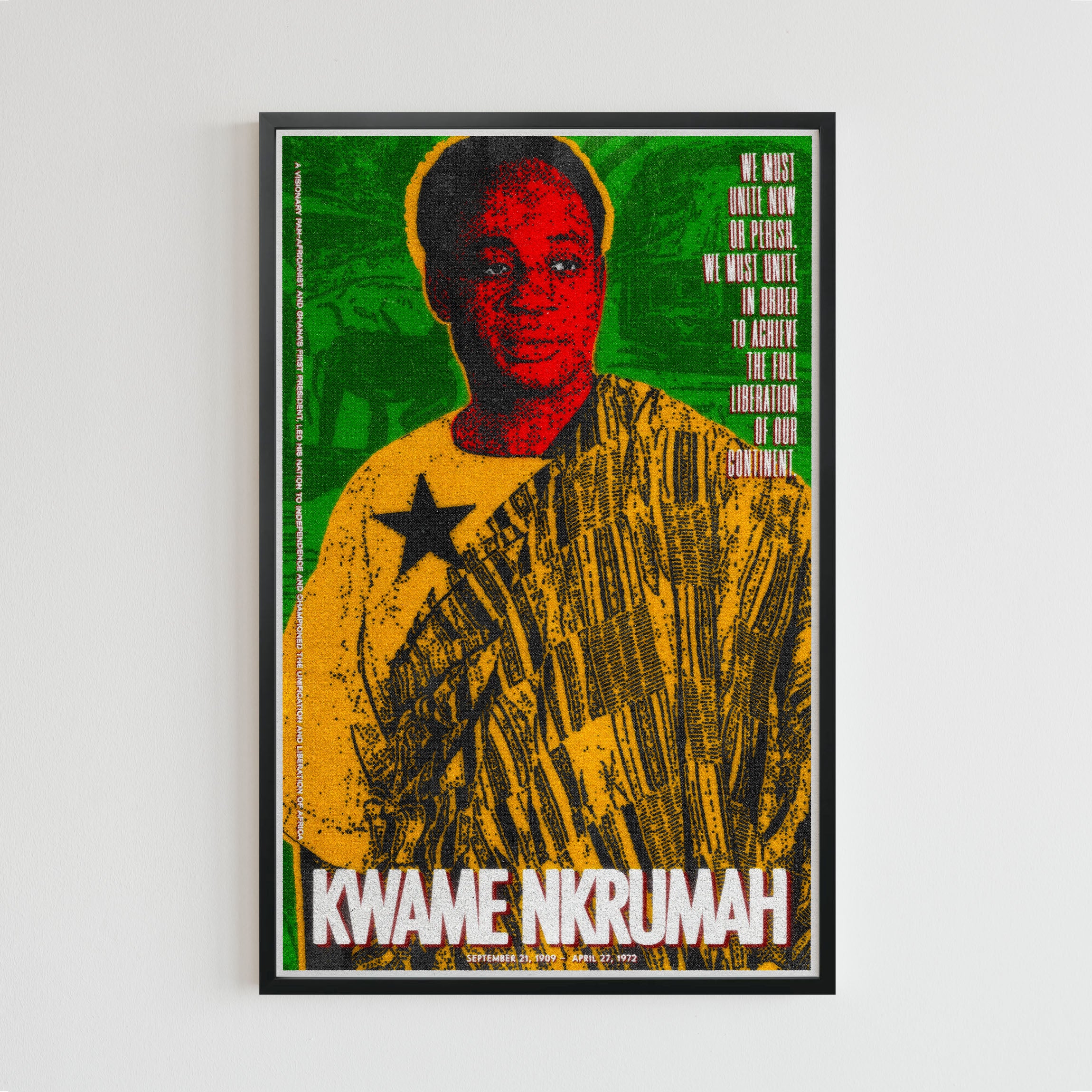 Kwame Nkrumah (11 x 17 poster print) – Color Collective Press