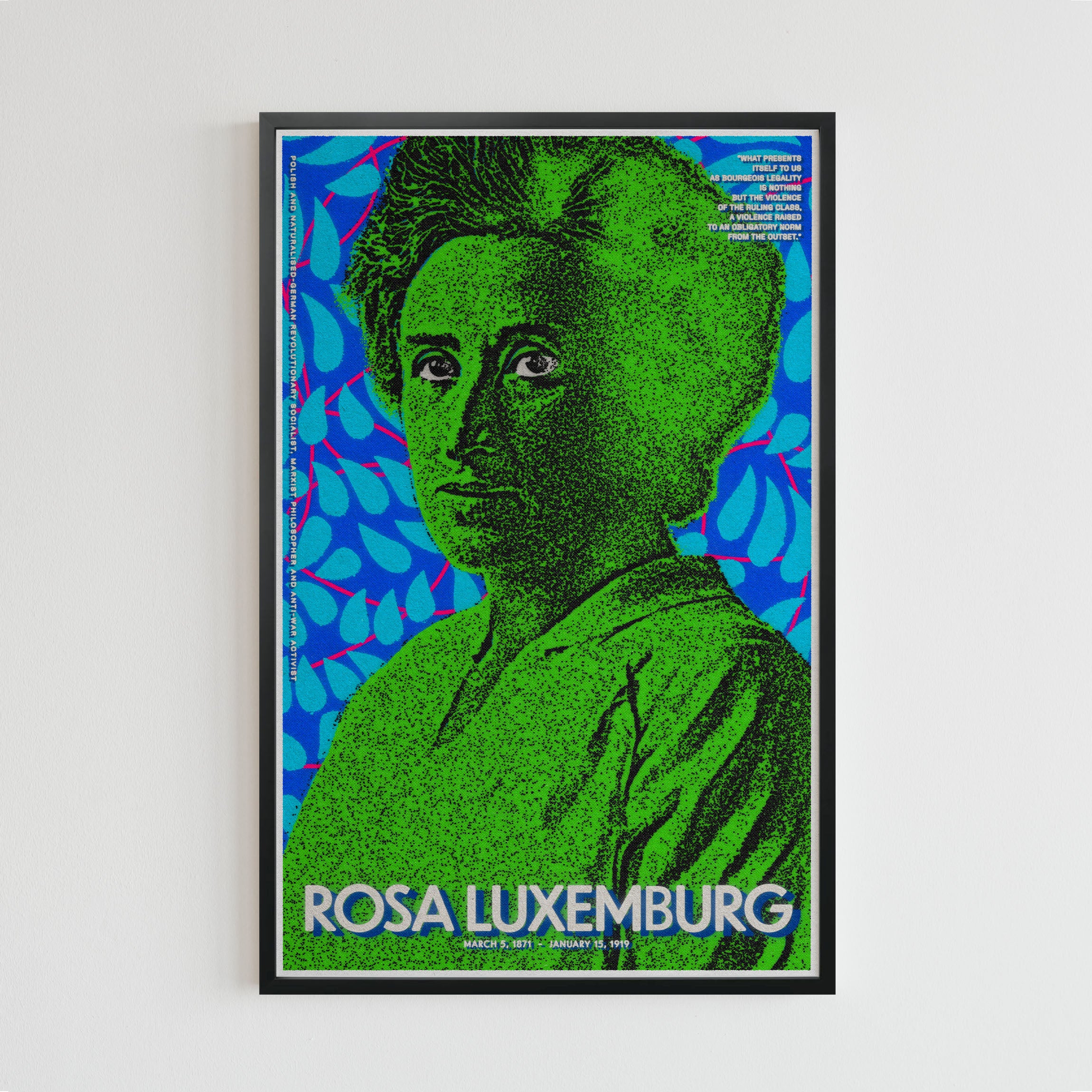 Rosa Luxemburg (11 x 17 Poster print) – Color Collective Press