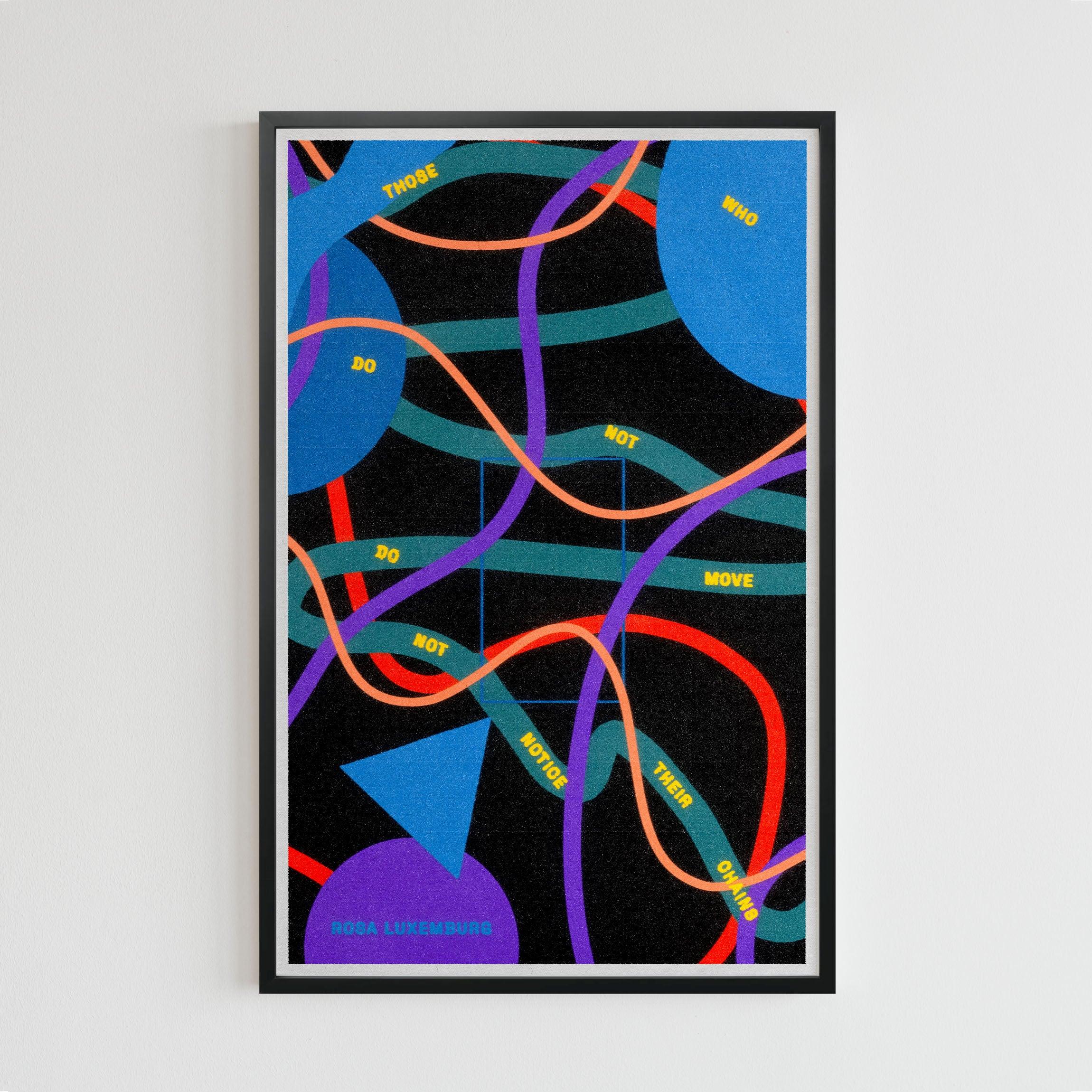 Rosa Luxemburg quote (11 x 17 Poster print) – Color Collective Press